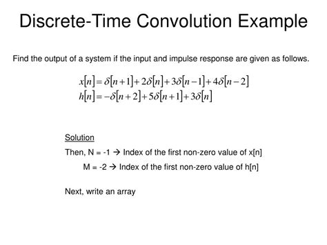 ppt discrete time convolution powerpoint presentation free download id 4815055