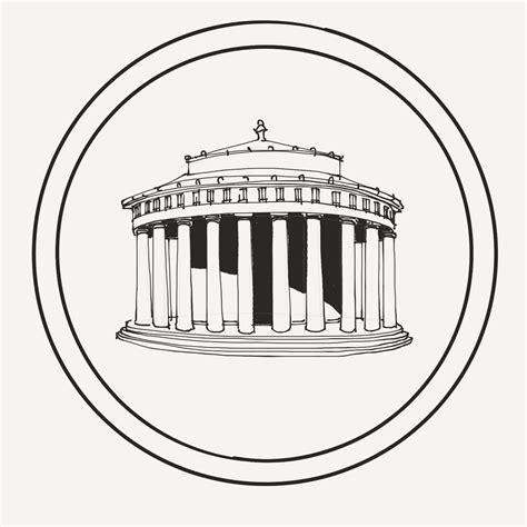 Tholos Of Delphi A Circular Temple Of The Ancient Greece Of