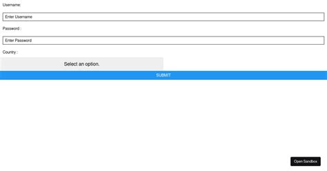 React Native Select Dropdown Examples CodeSandbox