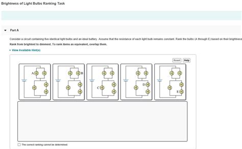 solved part a part complete consider a circuit containing