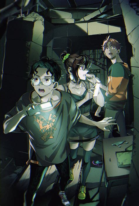 Ayase Momo Takakura Ken And Jin Enjoji Dandadan Drawn By Akabane