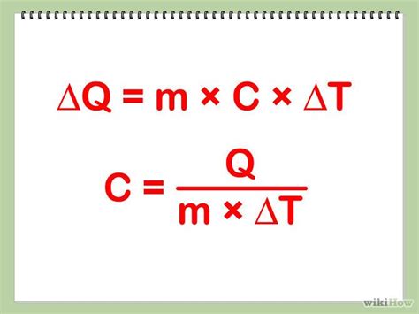 Formula To Calculate Specific Heat