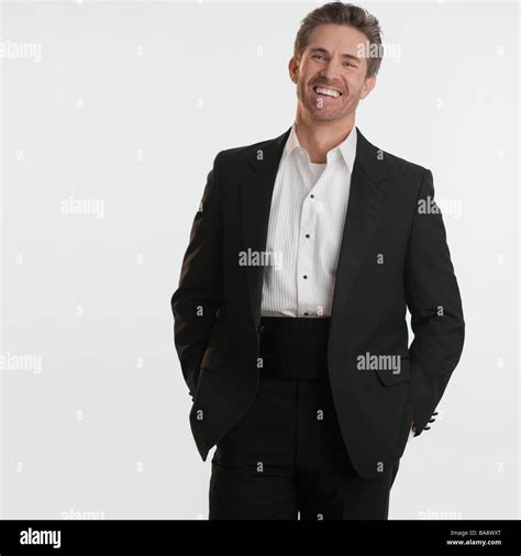Man In Tuxedo Silhouette Hi Res Stock Photography And Images Alamy
