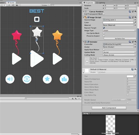 unity game engine ui elements not rendering properly on android stack overflow