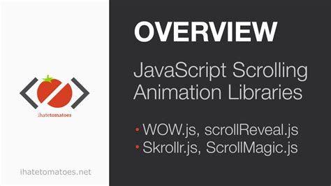 a guide to javascript scrolling animation libraries youtube