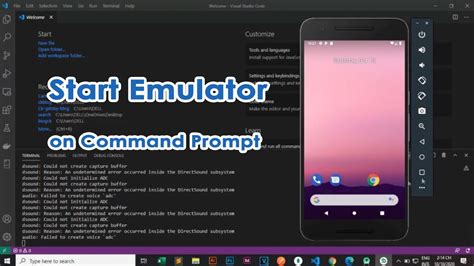 Start The Emulator Android Studio From The Command Line On Windows 10