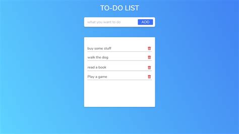 javascript tutorial to do list app youtube