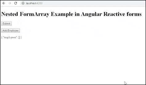 build dynamic forms using formarray in angular