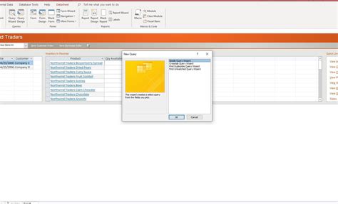 how to create a simple query in microsoft access