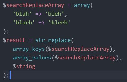 PHP Str Replace Function How To Replace Characters In A String In PHP