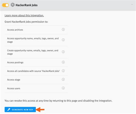 enabling and using the hackerrank jobs integration lever support