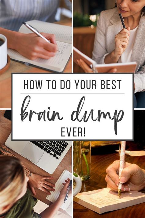 Brain Dump Triggers Artofit