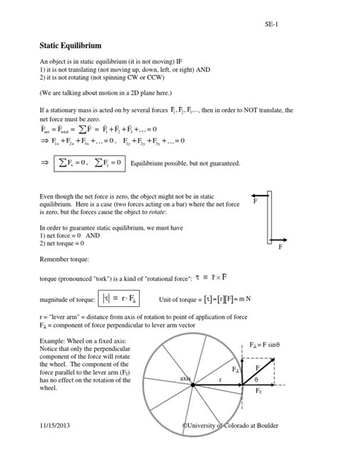 chapter 12 static equilibrium pdf torque rotation around a fixed axis