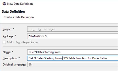 Create CDS Table Function For Dates Table Using SAP HANA AMDP Class