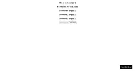 Suspense Based Fetching Codesandbox