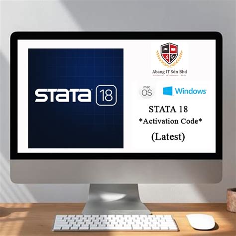 StataCorp Stata MP 18 Windows 64 Bit Shopee Malaysia