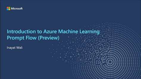 Introduction To Azure Machine Learning Prompt Flow Part Youtube