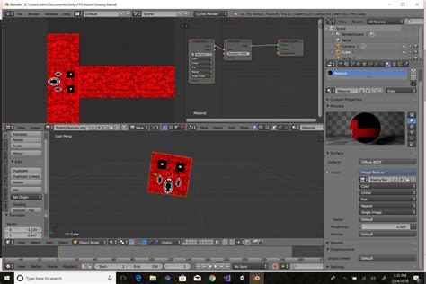 Exporting Object From Blender To Unity Materials And Textures