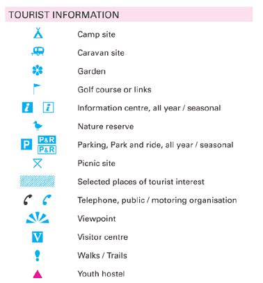 Navigation OS 1 50000 Map Symbols