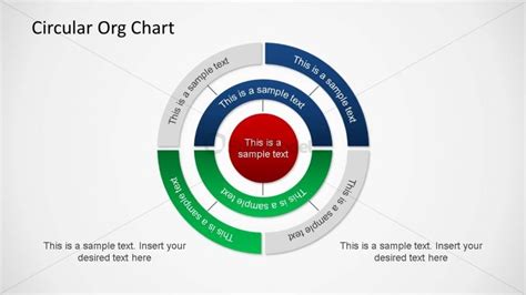 Circular Organizational Chart PowerPoint Diagram SlideModel