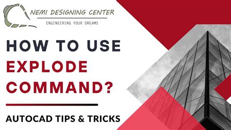 How To Use Explode Command AutoCAD Tips Tricks Nemi Designing