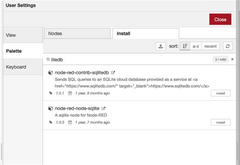tutorial sqlite and node red node red programming guide
