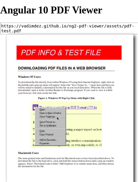 embed and display pdf files in angular 10 techiediaries
