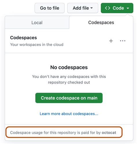 Creating A Codespace For A Repository GitHub Docs