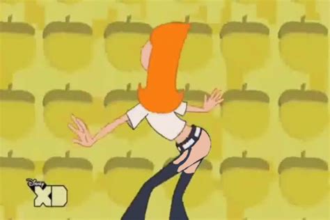 Rule 34 Ass Back View Candace Flynn Dancing Disney Female Female Only Gkg Hair Human Orange