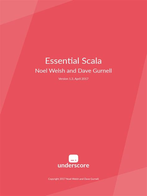 essential scala pdf scala programming language data type