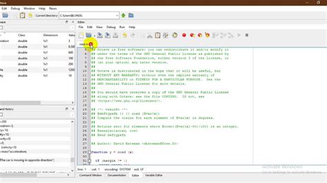 creating your own math functions with octave programming youtube