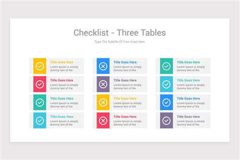 Editable Checklist PowerPoint Template Powerpoint Templates