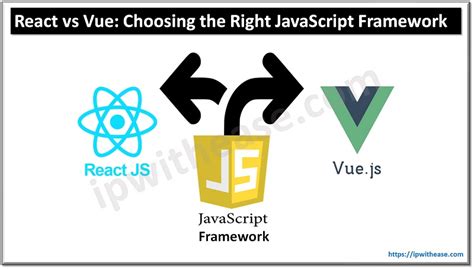 react vs vue choosing the right javascript framework ip with ease