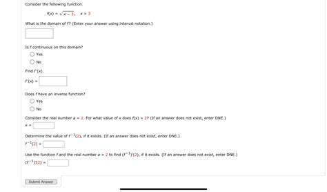 solved consider the following function f x x−3 x 3 what is