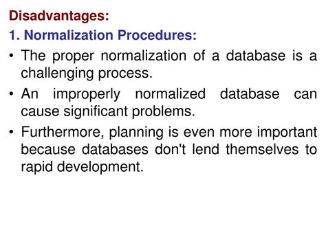 disadvantages of normalisation advantages and disadvantages of normalization essay example