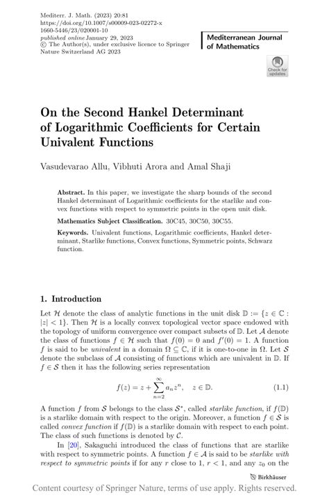 on the second hankel determinant of logarithmic coefficients for certain univalent functions