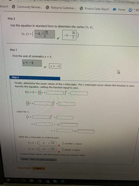 solved tutorial exercise use a graphing utility to graph the