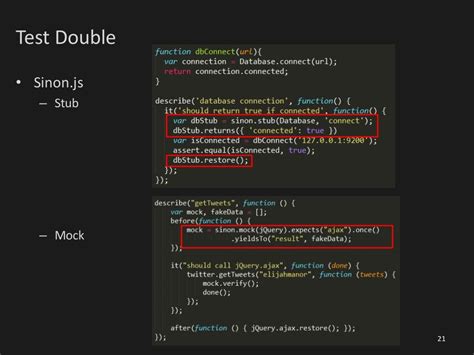 how to write test in node js