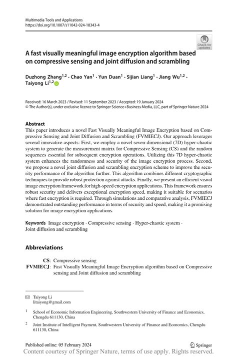 a fast visually meaningful image encryption algorithm based on compressive sensing and joint