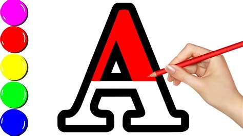 Alphabets Coloring And Drawing Learn Alphabets