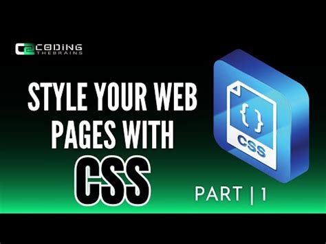 Tutorial 03 Style Your Web Pages Like A Pro CSS Mastery Part 1