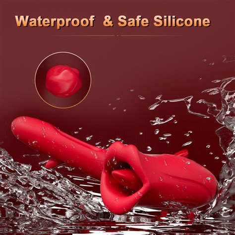 Biting Vibrator G Spot Dildo Massager Tongue Oral Clit Licking Sex Toys Women Ebay