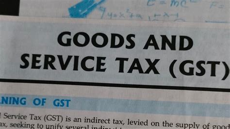 GST BASICS AND EXAMPLES 1 2 3 10th Icse YouTube