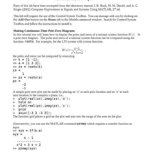 solved parts of this lab have been excerpted from the
