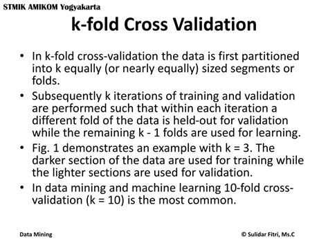 ppt chapter 11 k fold cross validation powerpoint presentation free download id 3562785