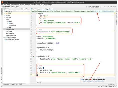 Javafx Programm Mit Gradle Kofler Info