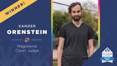 Xander Orenstein Is First Non Binary Person Elected To A Judicial