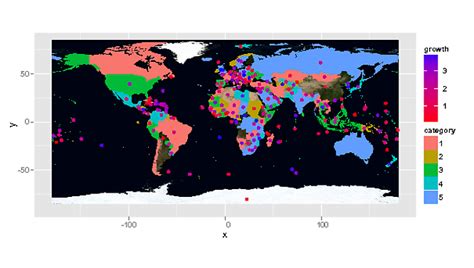 R Ggplot Map With L Stack Overflow