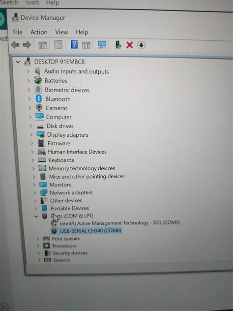 The Port Does Not Recognize The Arduino Avrdude Stk500 Bootloader