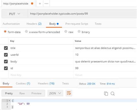 rest api response codes and types of rest requests